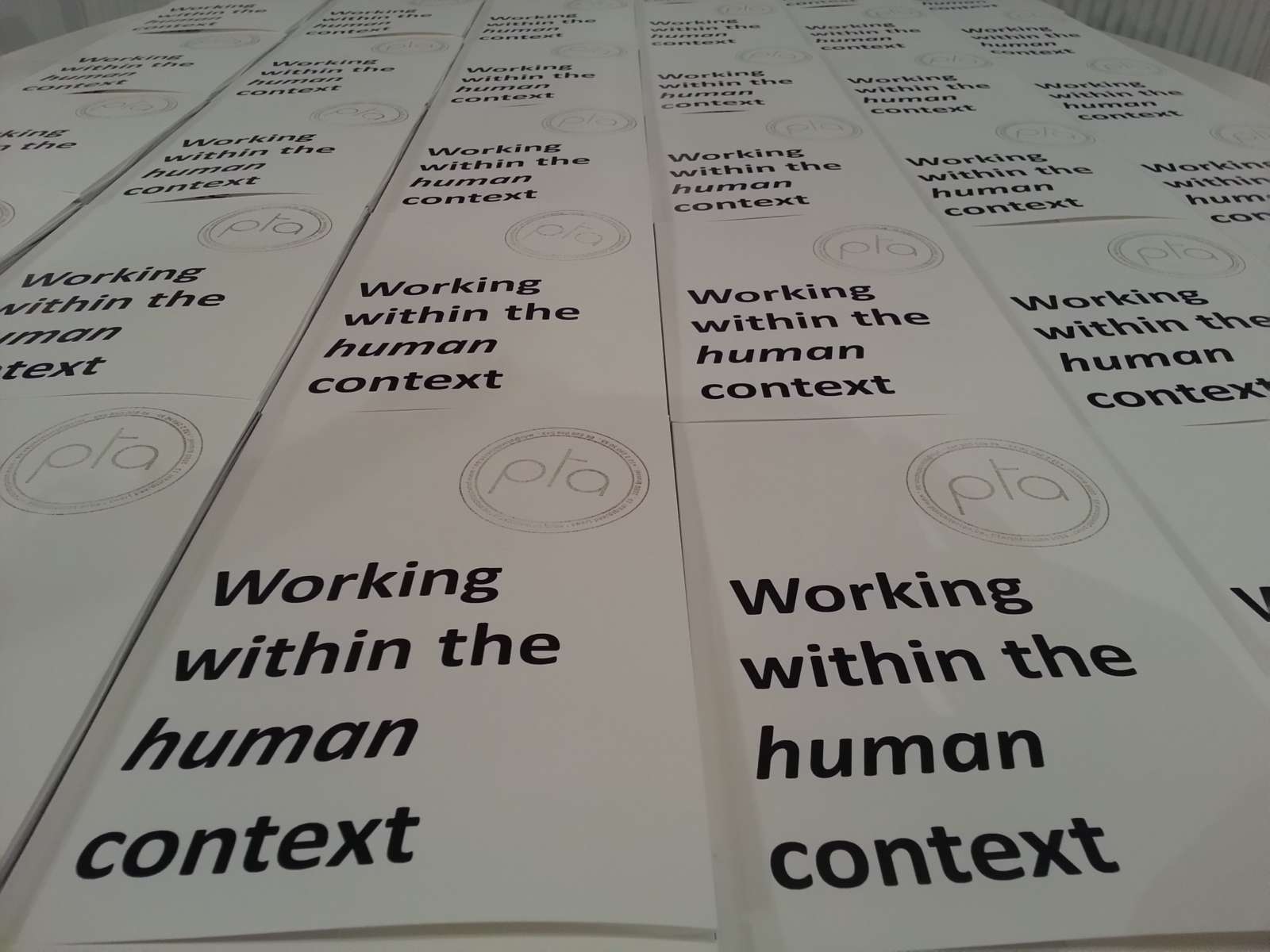 PUBLICATION working within the human context
